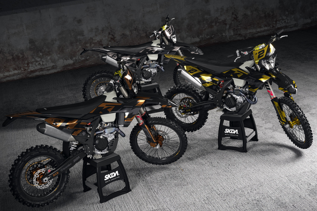 AXE CHROME Gold KTM Full Graphics Kit - SKDA - AU Store