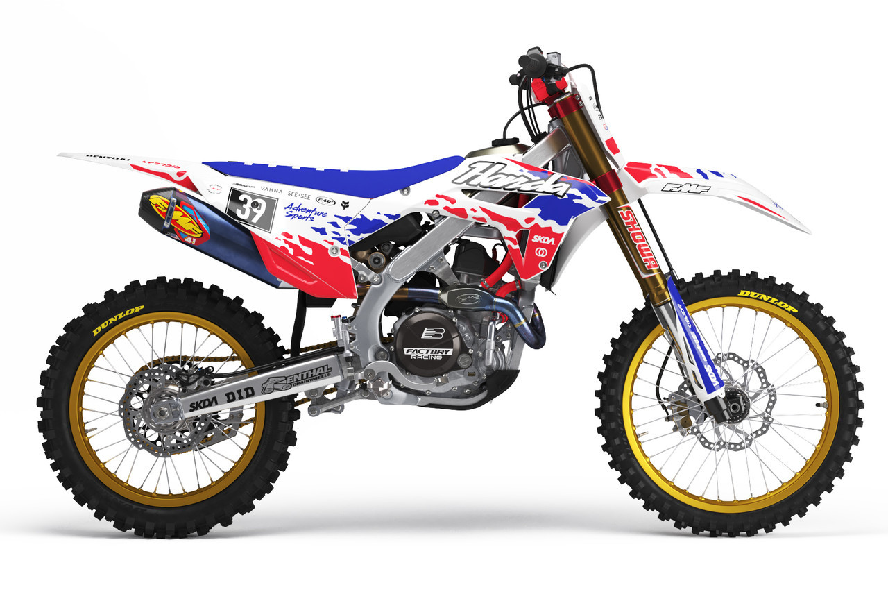 SPLASH White CR/CRF Full Graphics Kit - SKDA - AU Store