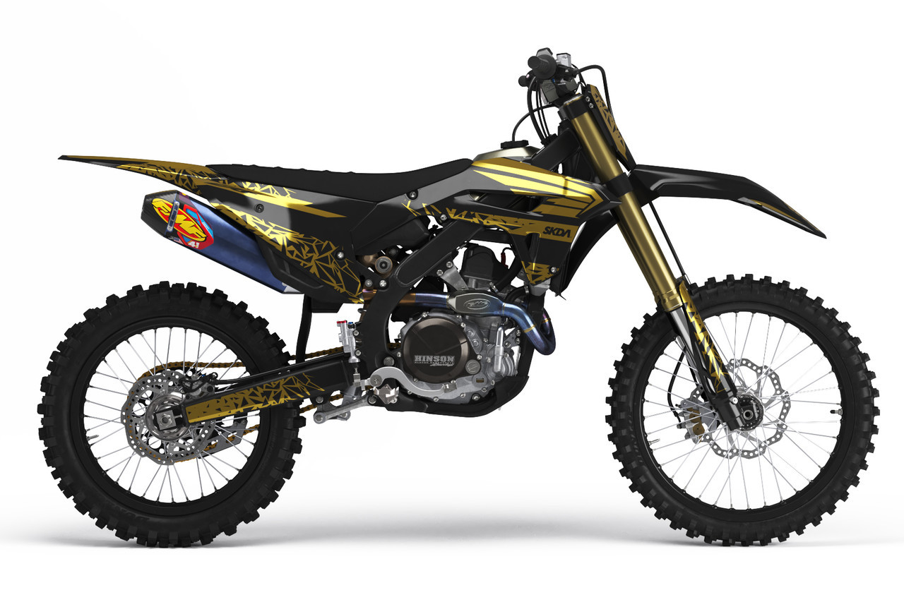 SMASH CHROME Gold CR/CRF Full Graphics Kit - SKDA - AU Store