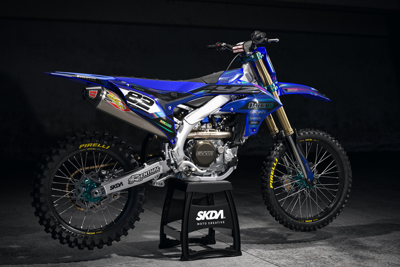 WIESE CHROME Blue YZF/WRF Full Graphics Kit - SKDA - AU Store