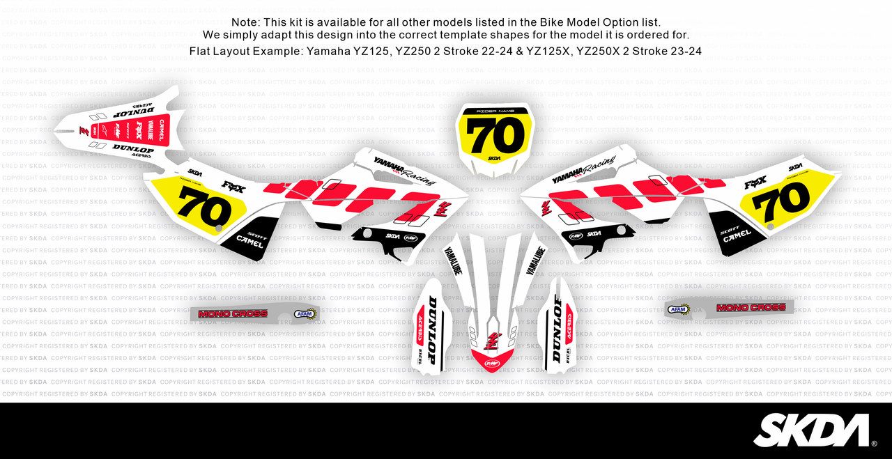TIMELESS YZ Full Graphics Kit - SKDA - AU Store