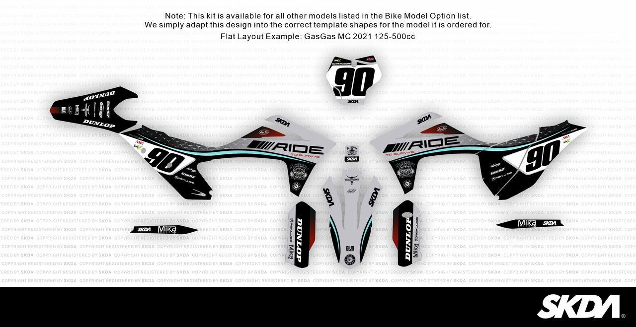 A1 F1 Series Full Graphics Kit (All Bikes)