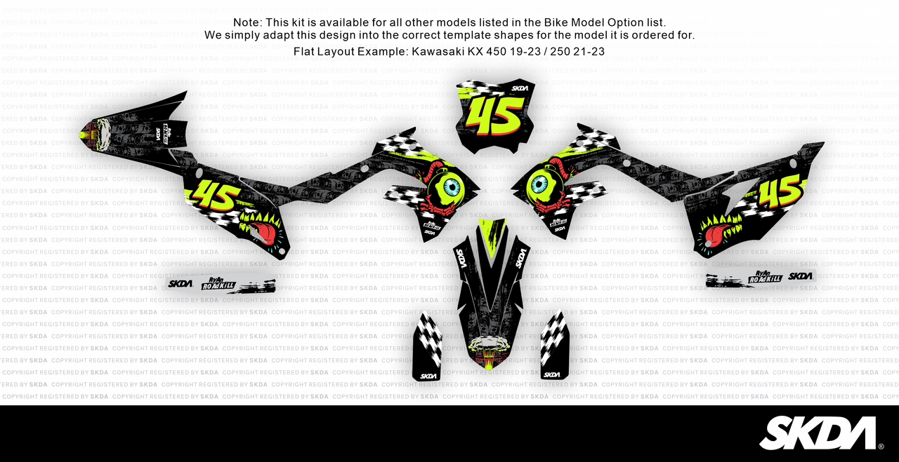 ROADKILL V1 Series Full Graphics Kit (All Bikes)