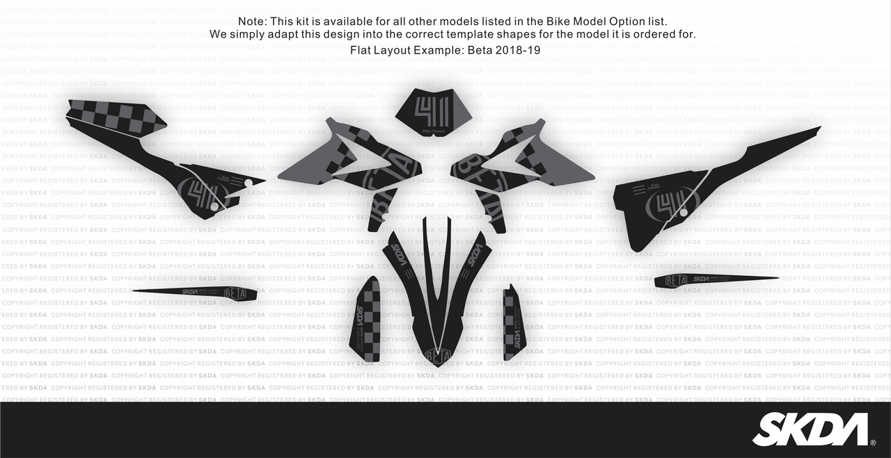 GREASE Beta Full Graphics Kit - SKDA - AU Store