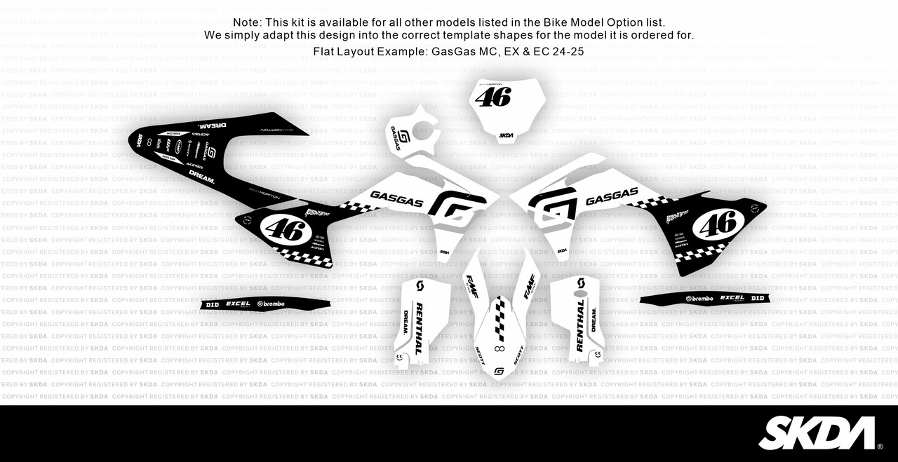 YIN YANG GasGas Full Graphics Kit - SKDA - AU Store
