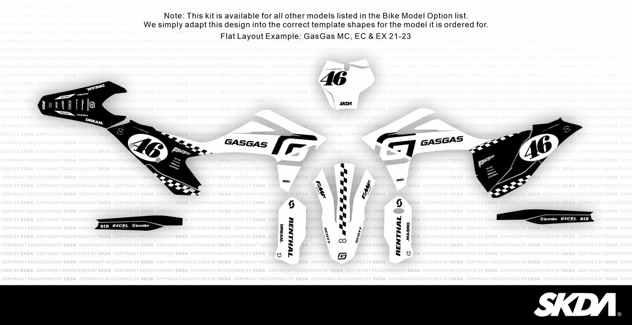 YIN YANG GasGas Full Graphics Kit - SKDA - AU Store