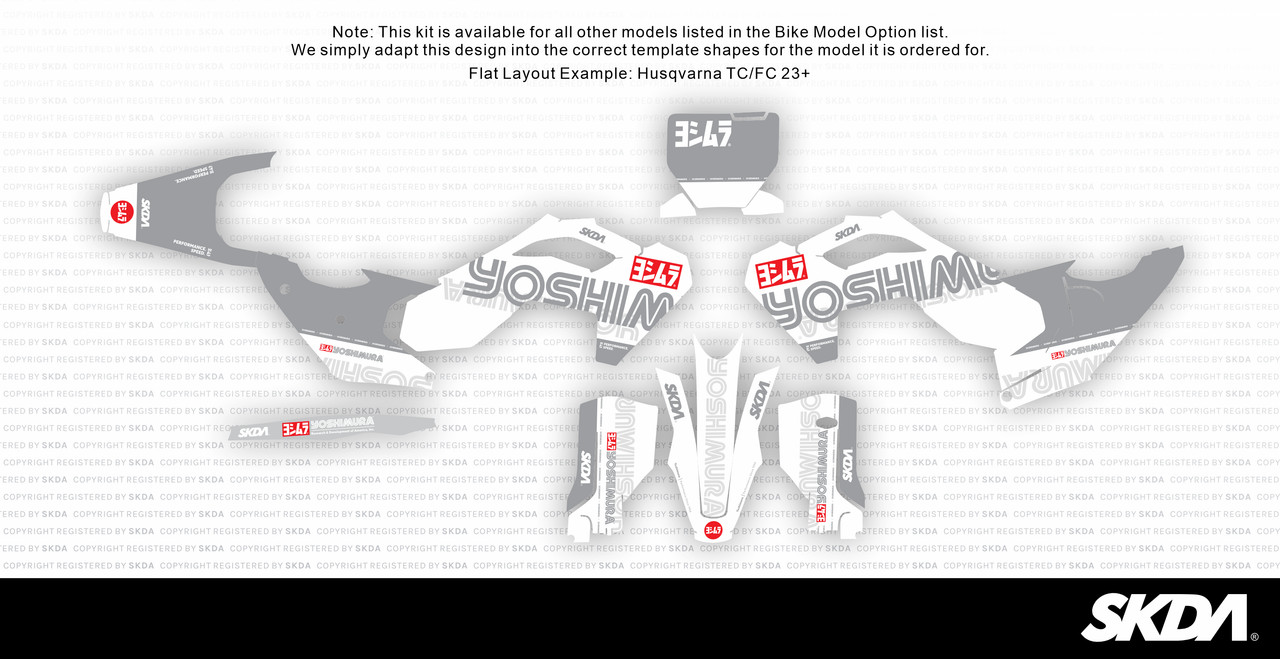 YOSHIMURA V4 Husqvarna Full Graphics Kit - SKDA - AU Store
