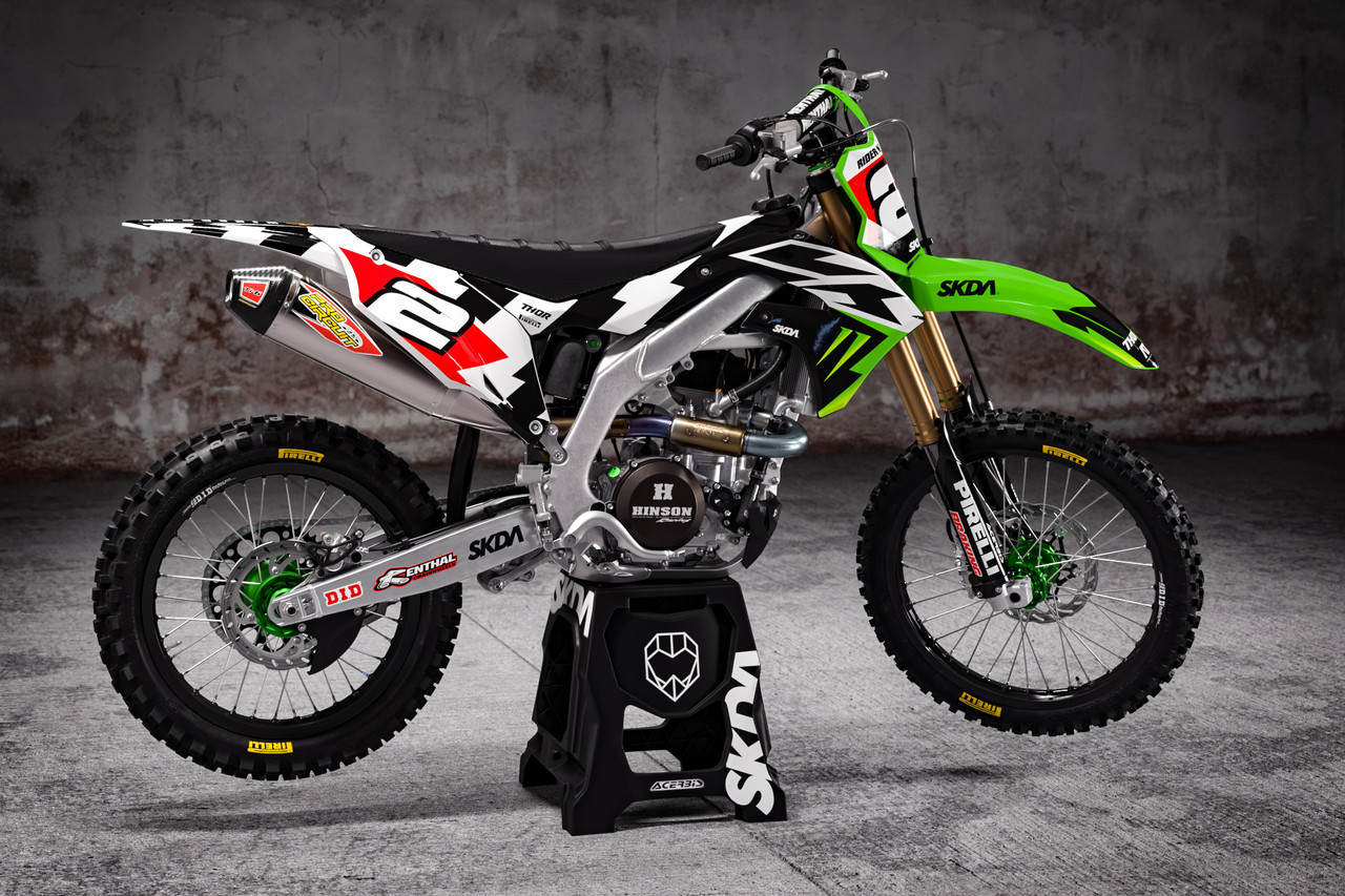 Kawasaki KXF Graphics Kit - by SK Designs Australia