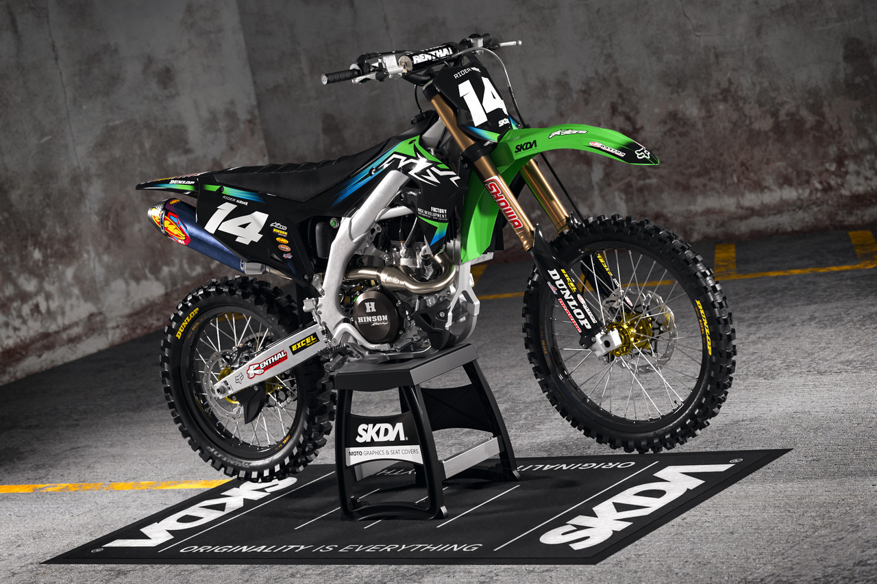 Kawasaki KX/KXF Graphics Kit - by SK Designs Australia