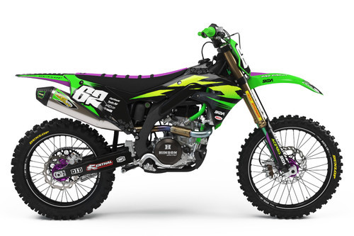 Kawasaki KX/KXF Graphics Kit - by SK Designs Australia