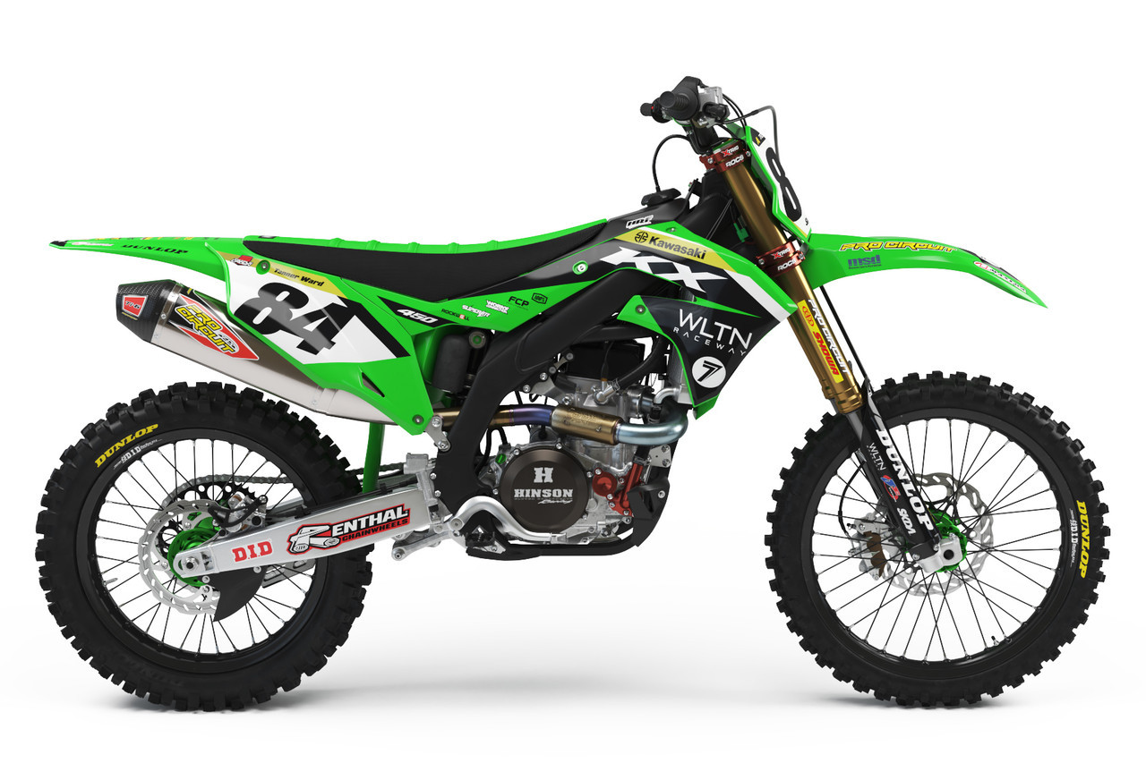 Kawasaki KX/KXF Graphics Kit - by SK Designs Australia