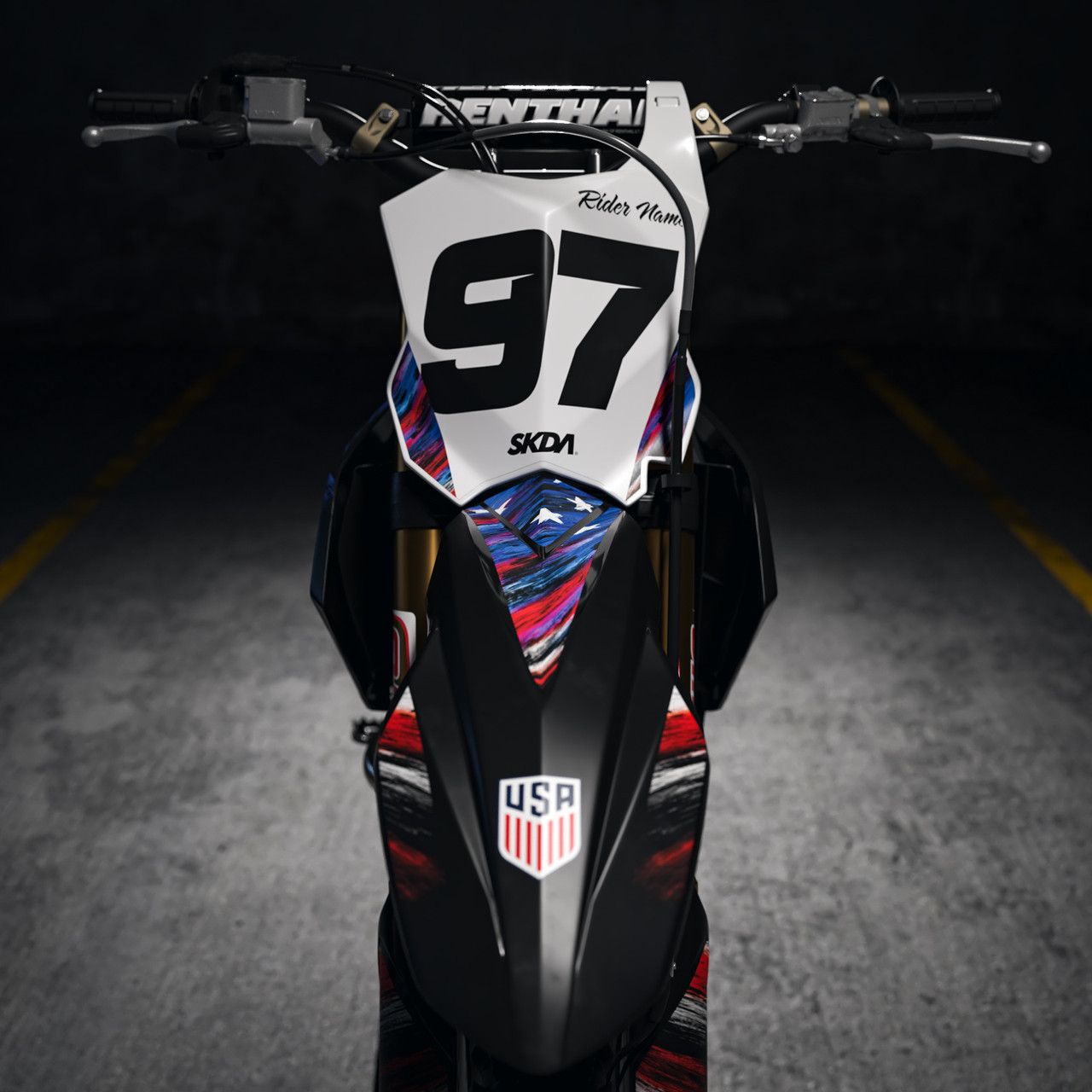 Kawasaki KX/KXF Graphics Kit - by SK Designs Australia
