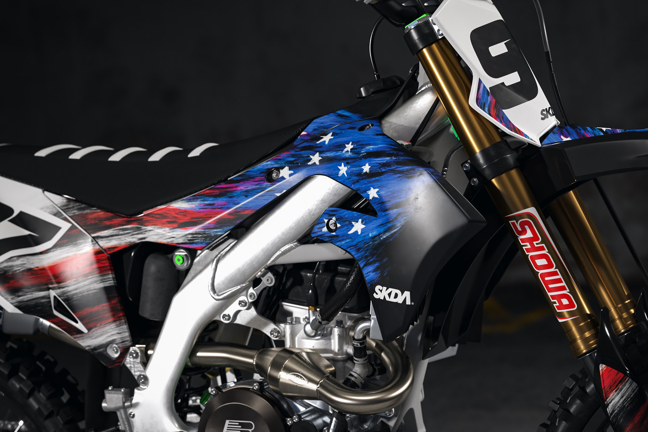 Kawasaki KX/KXF Graphics Kit - by SK Designs Australia