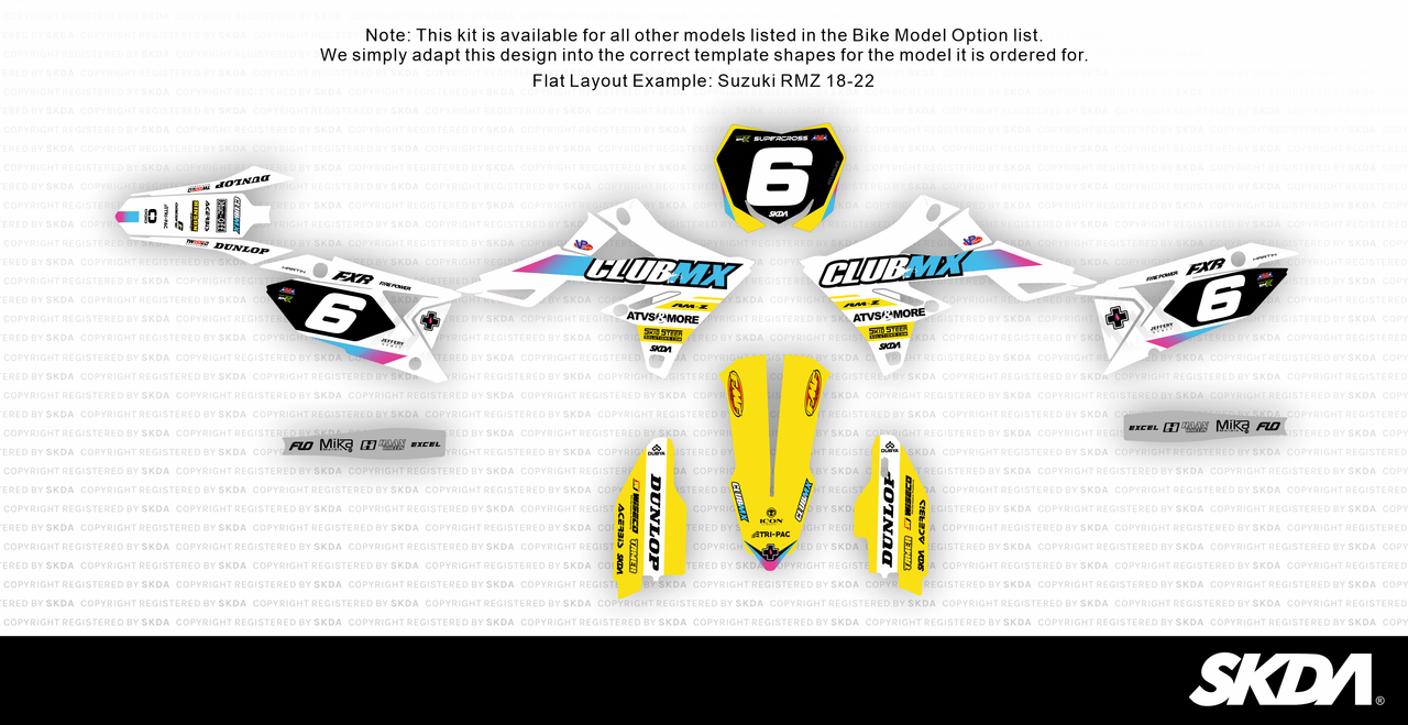 Suzuki Full Graphics Kits - SKDA
