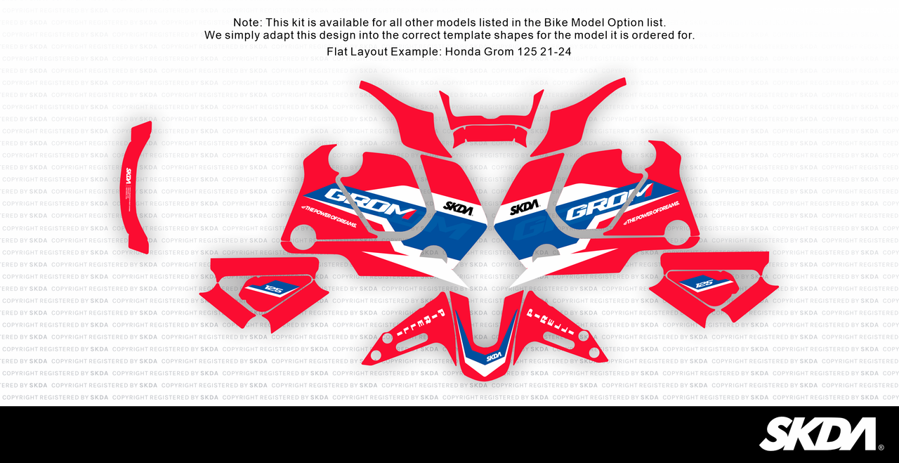 INLINE Blue Grom Full Graphics Kit - SKDA - AU Store