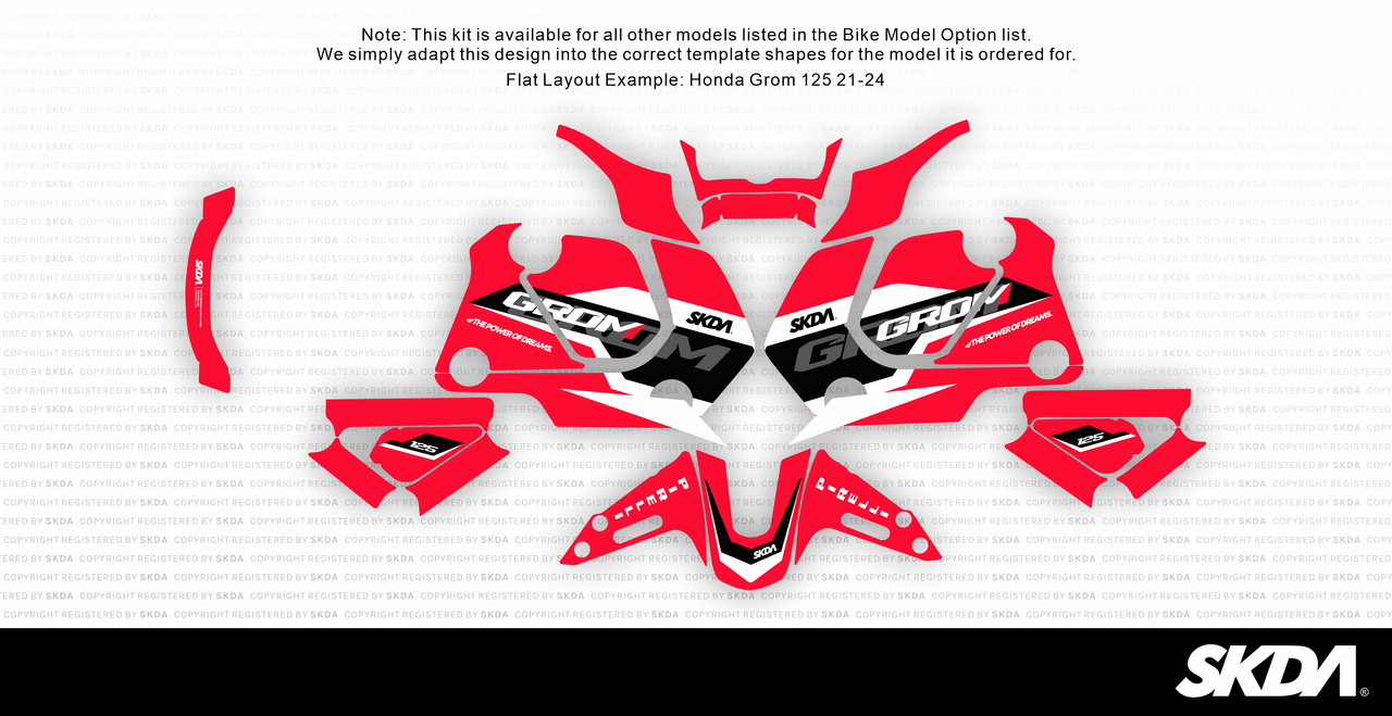 INLINE Black Grom Full Graphics Kit - SKDA - AU Store