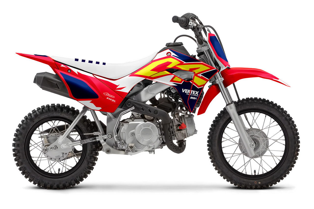 Honda Mini Bike Full Graphics Kit - by SKDA Moto Creative.