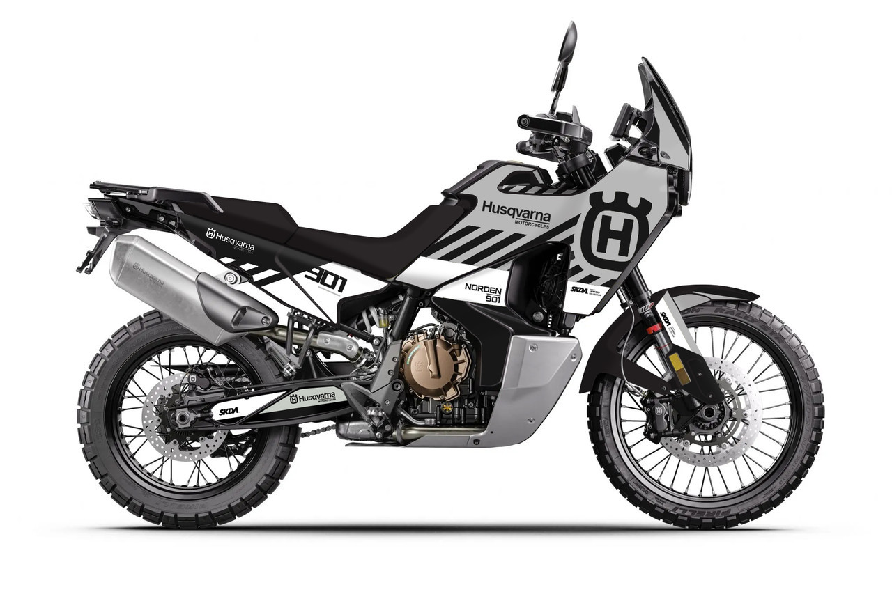 ENDEAVOR Grey/Wht 901 Full Graphics Kit - SKDA - AU Store