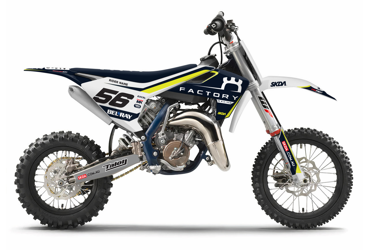 PREMIER Husqvarna Mini Bike Full Graphics Kit - SKDA - AU Store