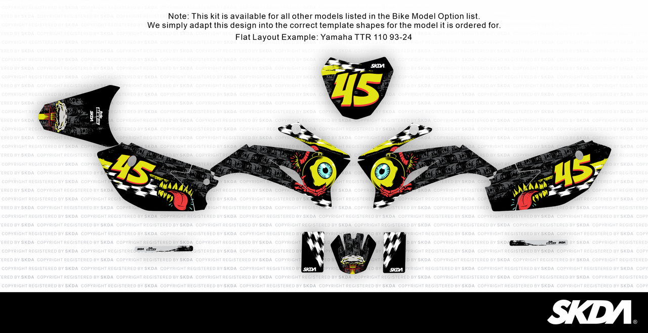 ROADKILL V1 Color TTR Full Graphics Kit - SKDA - AU Store