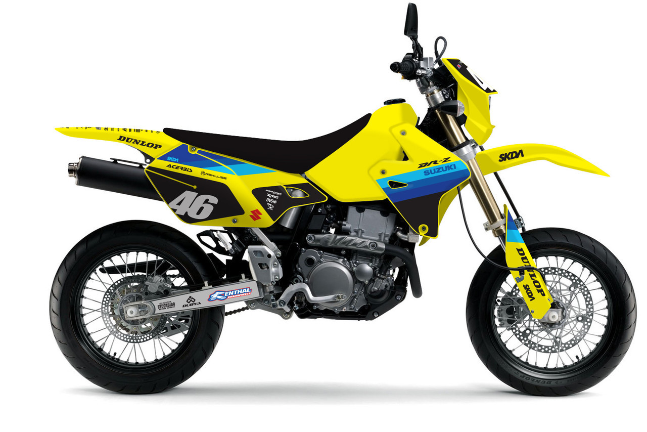DRZ/JR Full Graphics Kit - SKDA Moto Creative.