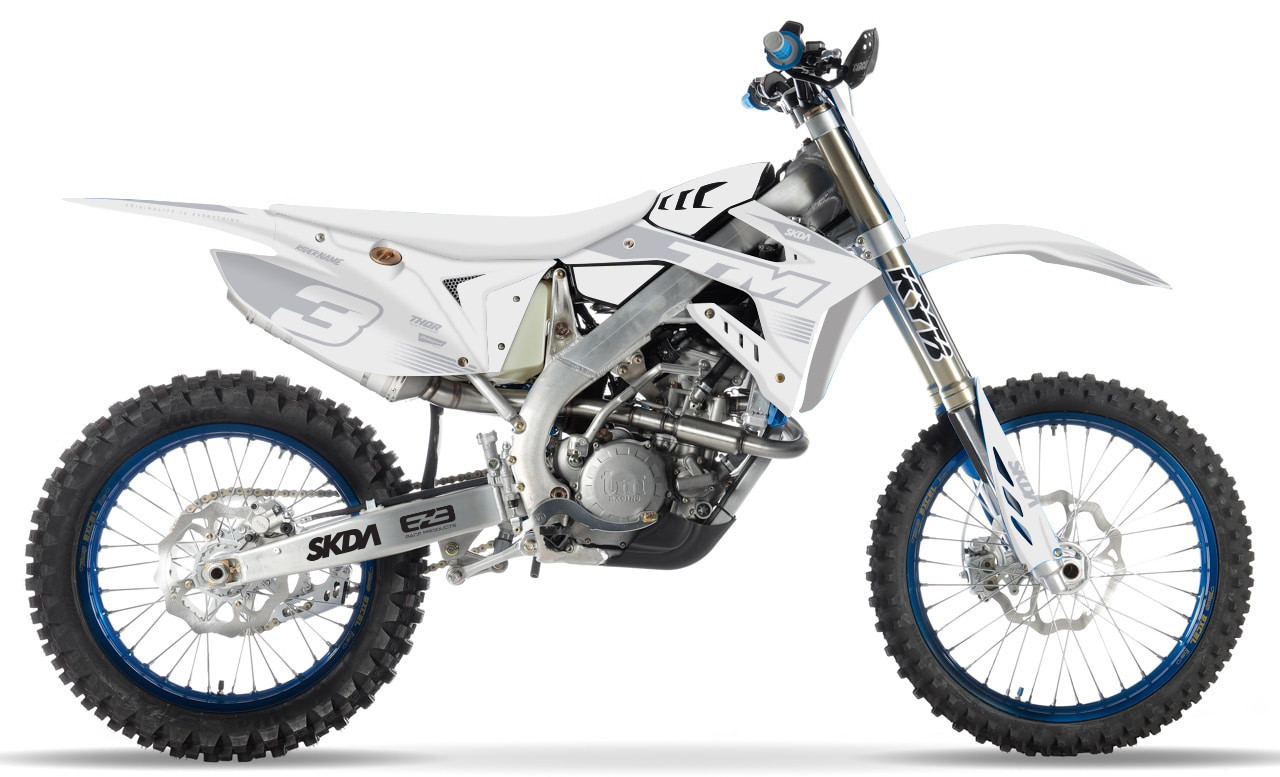 SMOKE Wht/Grey TM Full Graphics Kit - SKDA - AU Store