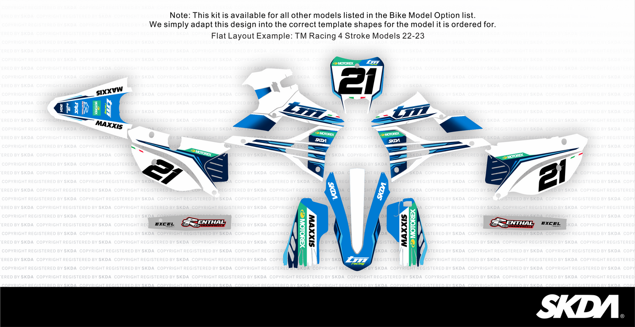 ALPHA White TM Full Graphics Kit - SKDA - AU Store