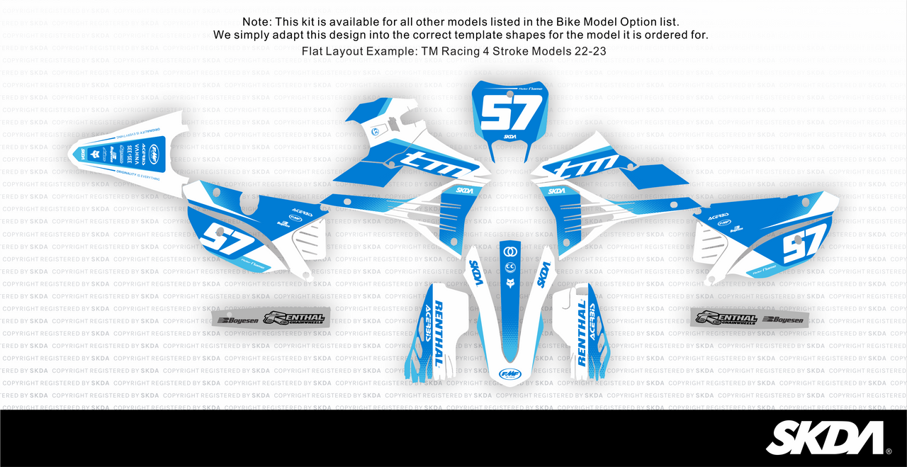 WEDGE White TM Full Graphics Kit - SKDA - AU Store