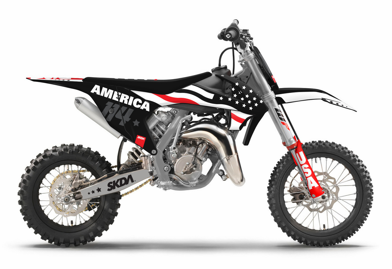 BLK USA KTM Mini Bike Full Graphics Kit - SKDA - AU Store