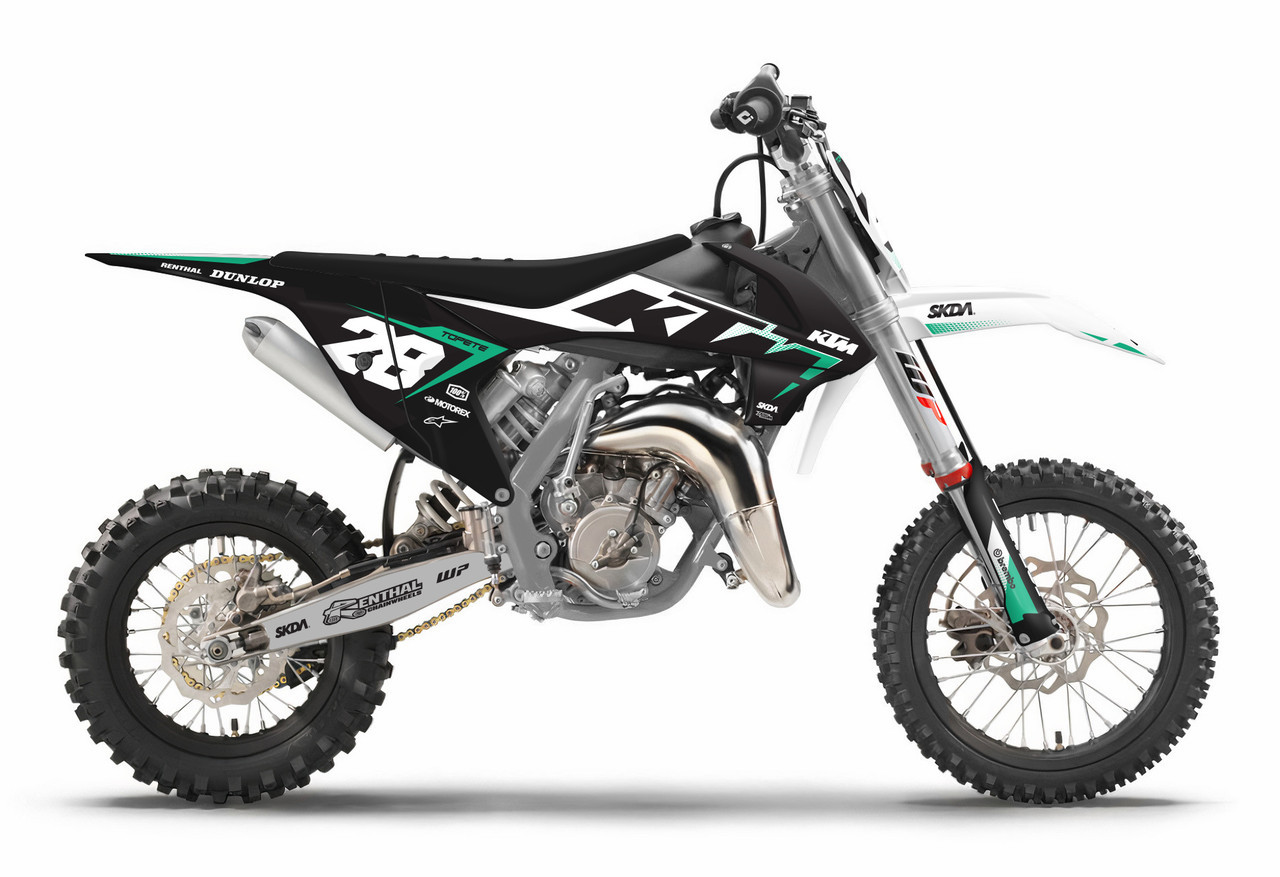 DAGSOM Teal KTM Mini Bike Full Graphics Kit - SKDA - AU Store