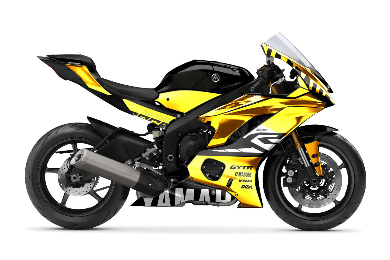 IDLE CHROME Gold Supersport Full Graphics Kit - SKDA - AU Store