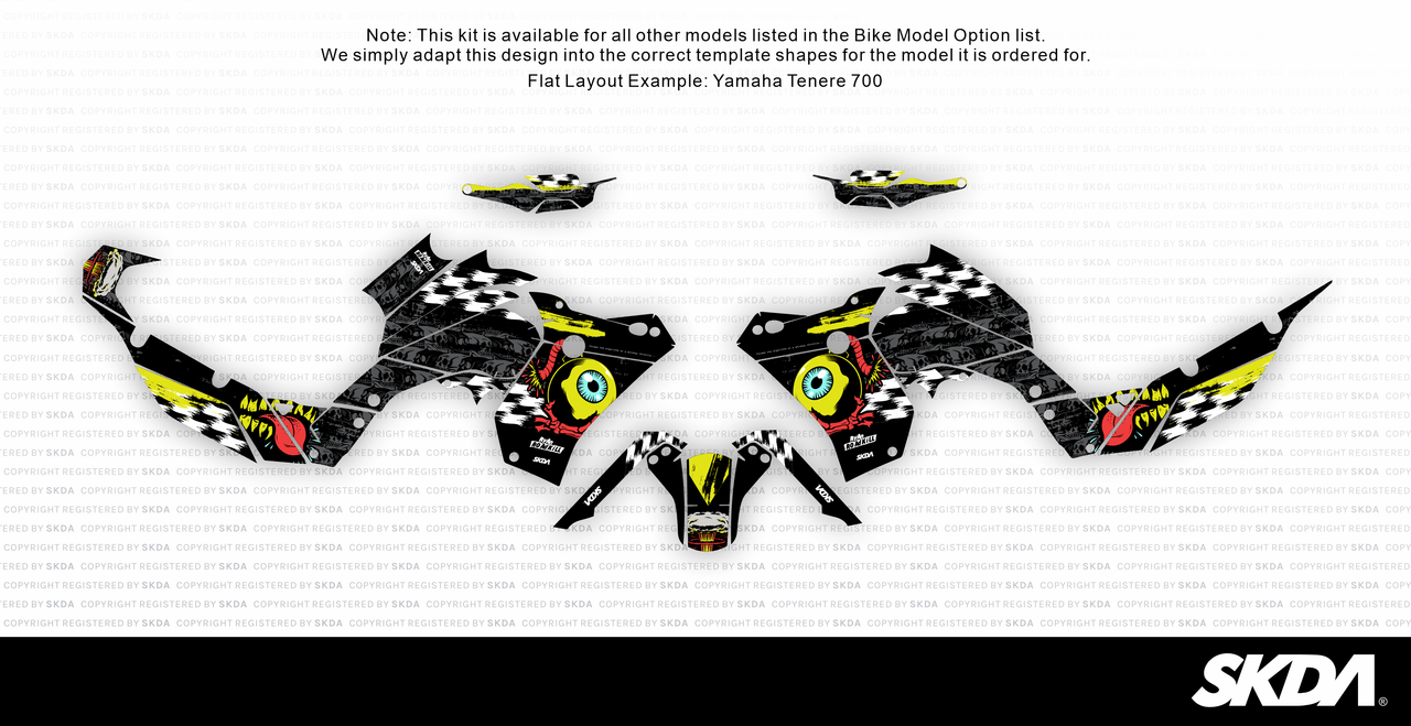 ROADKILL V1 Color T7 Full Graphics Kit - SKDA - AU Store