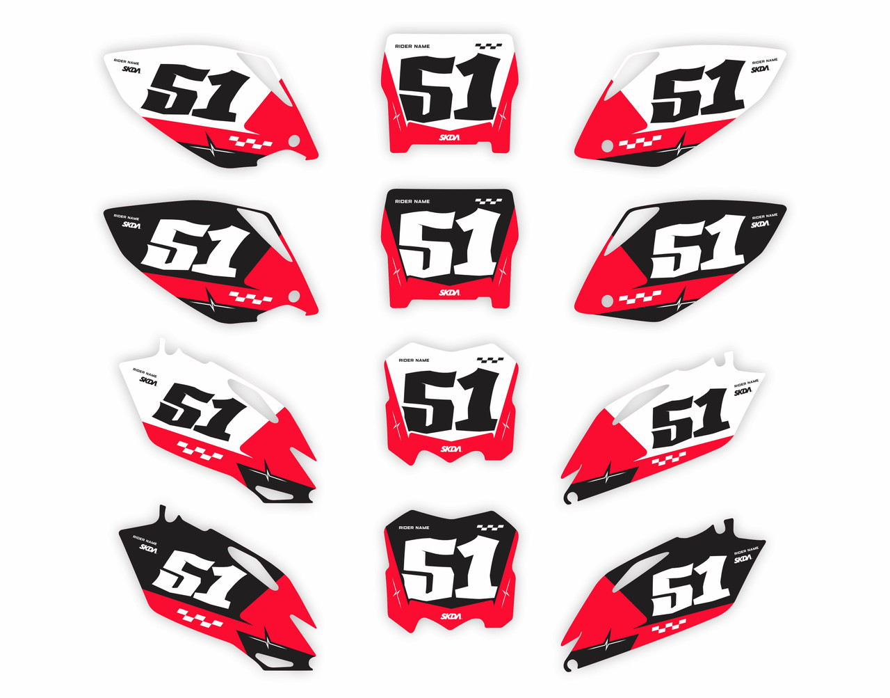 S12 Honda Number Plates - SKDA - AU Store