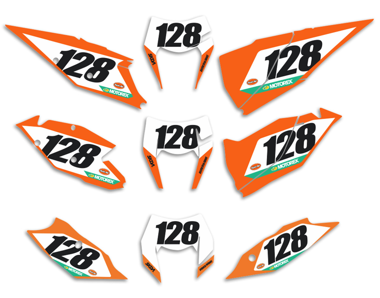 S7 KTM Number Plates - SKDA - AU Store