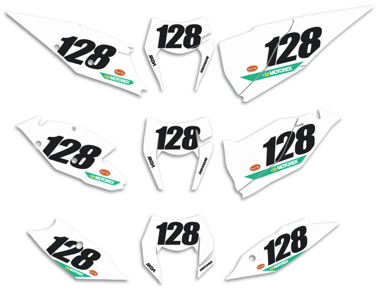 S8 KTM Number Plates - SKDA - AU Store