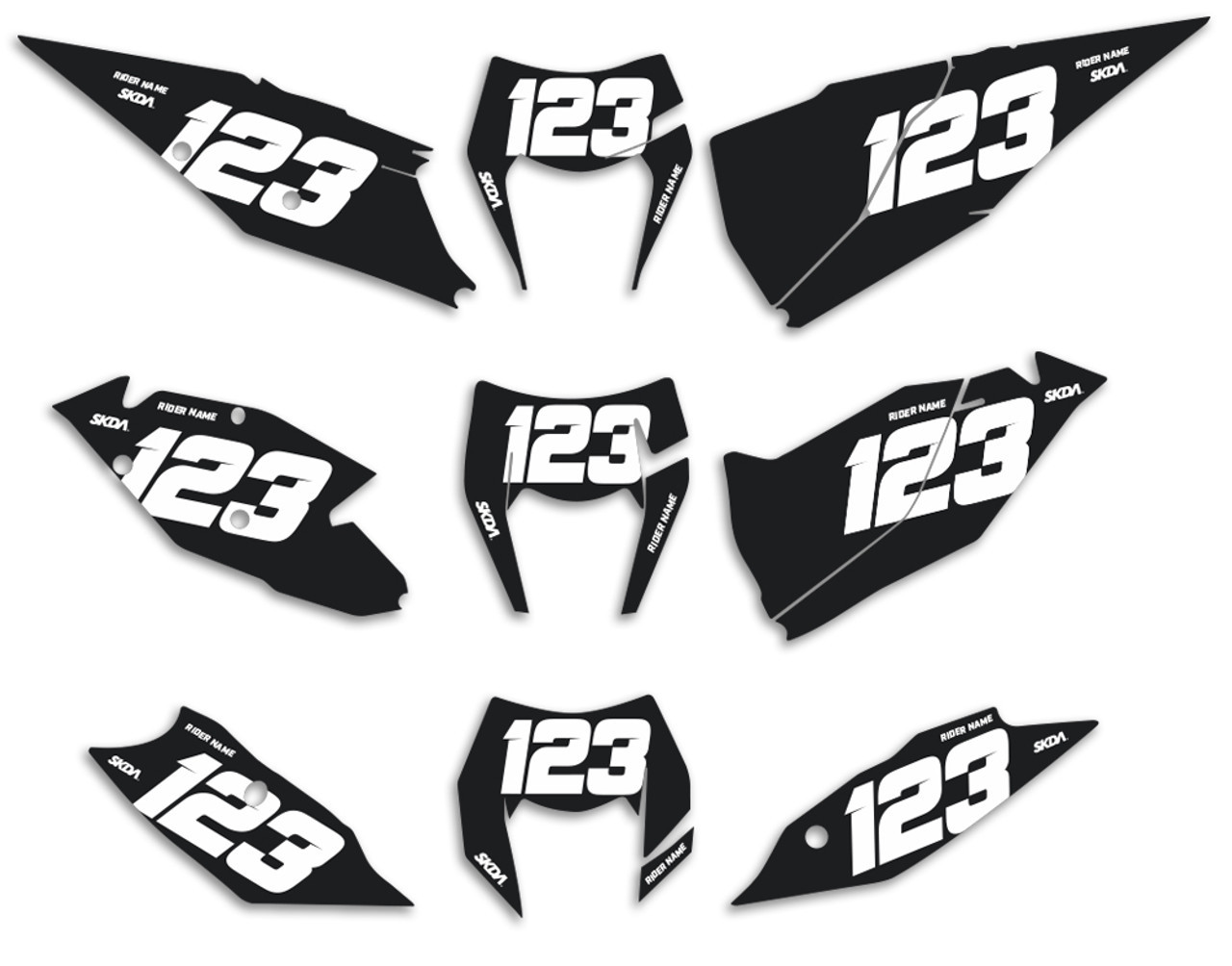 BASIC KTM Number Plates - SKDA - AU Store