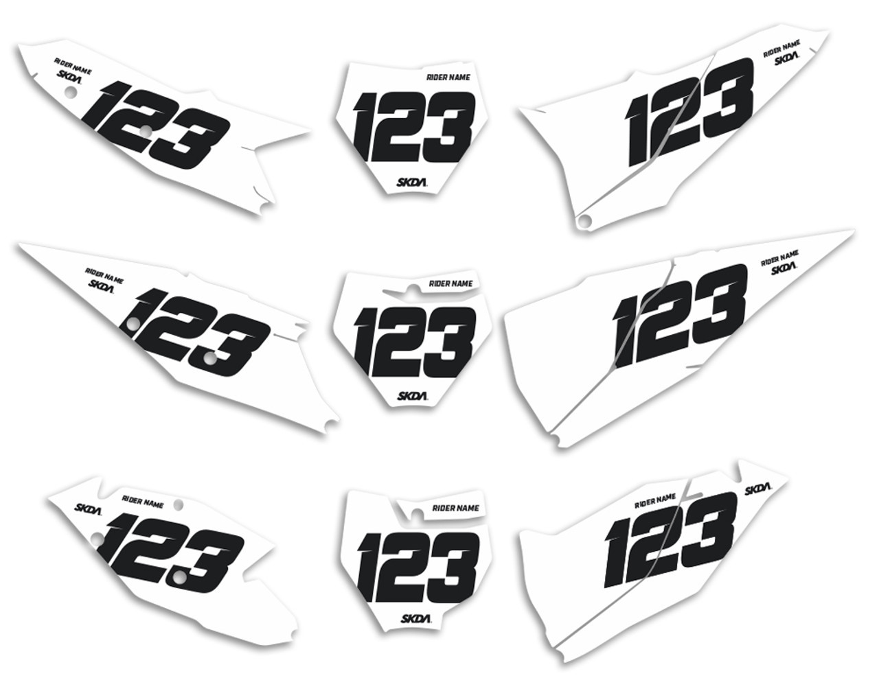 BASIC KTM Number Plates - SKDA - AU Store