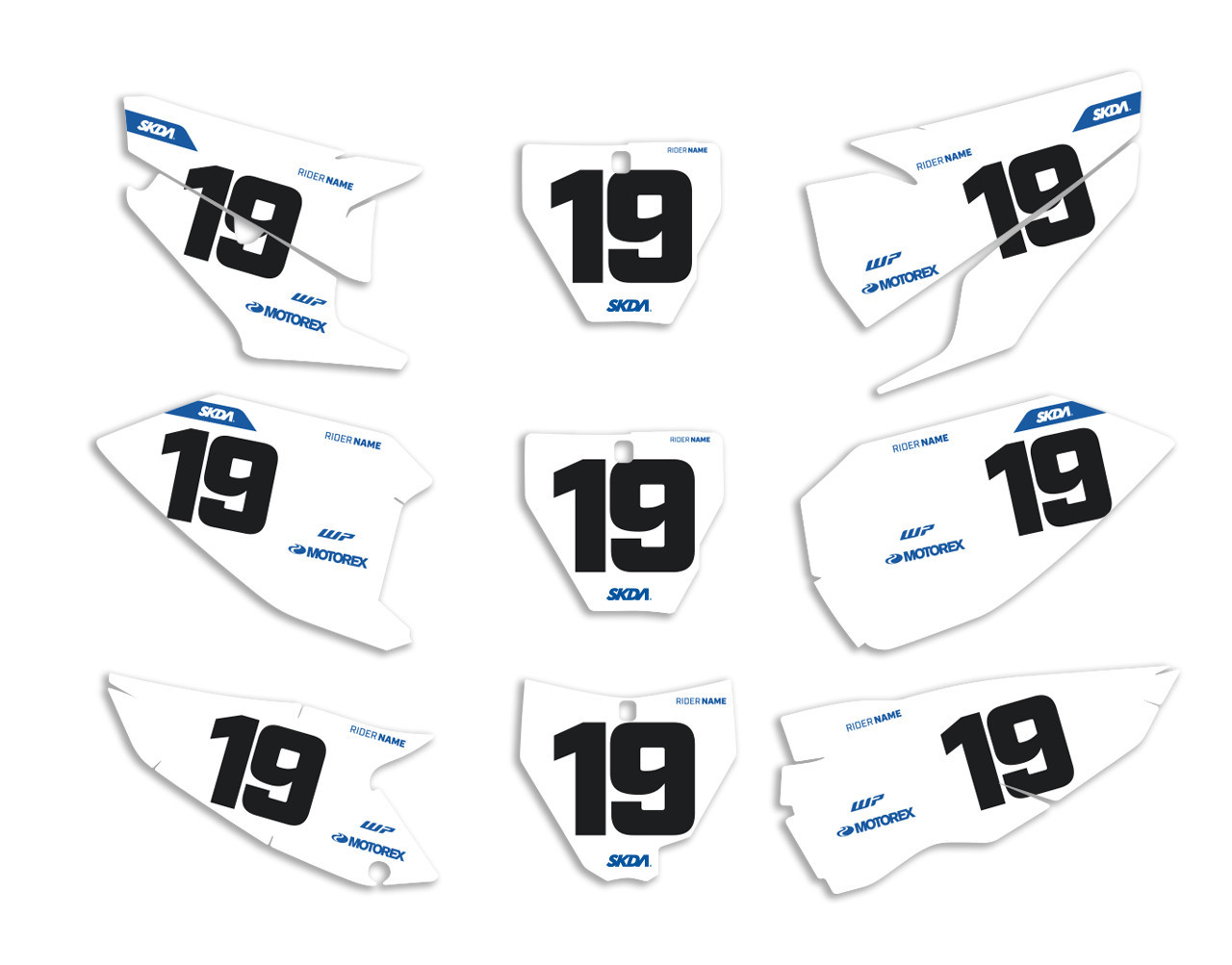 HERITAGE Husqvarna Number Plates - SKDA - AU Store