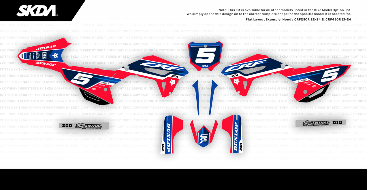 AXIS Red CR/CRF Full Graphics Kit - SKDA - AU Store