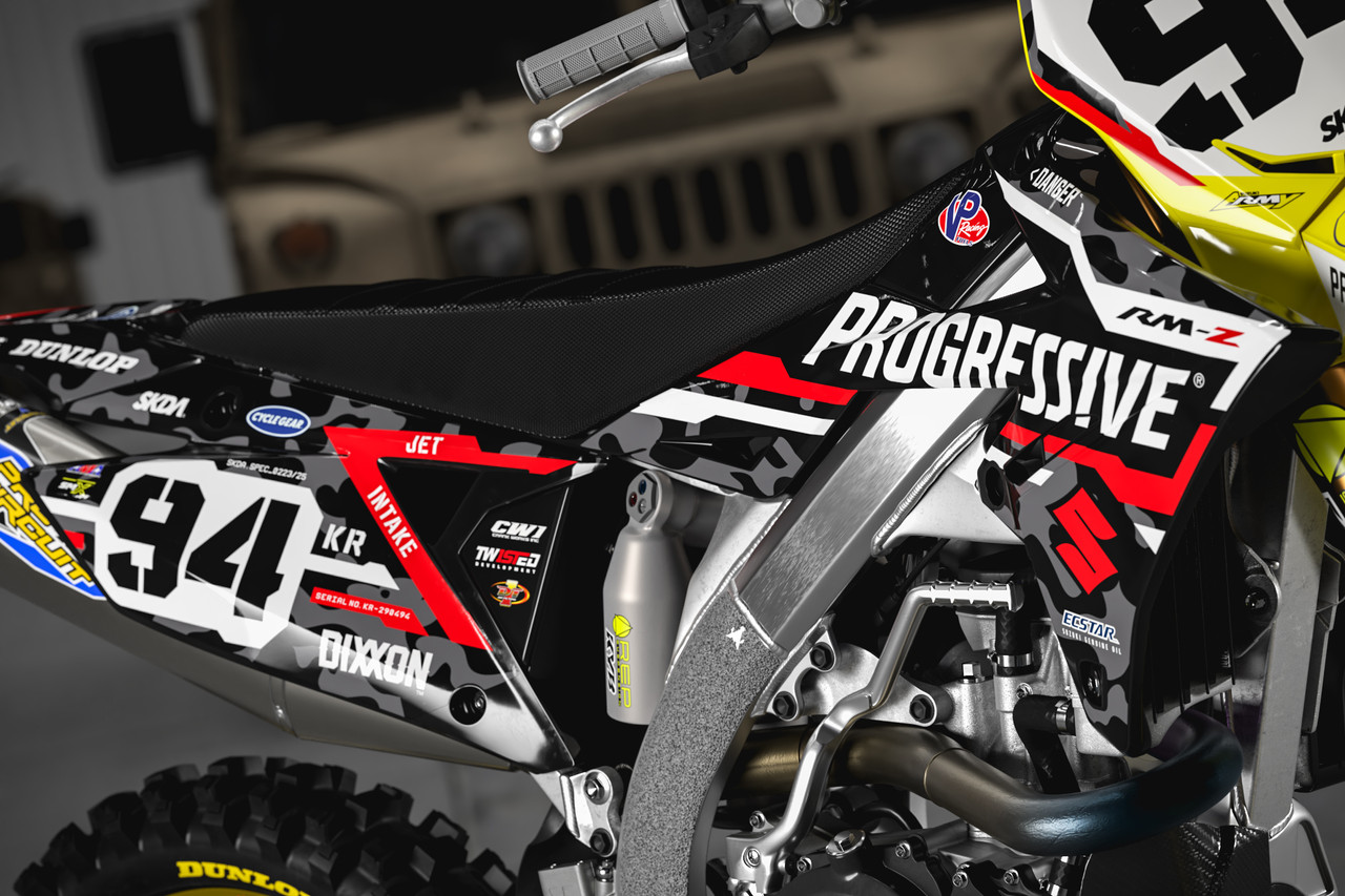 25 Roczen MILITARY Suzuki Replica Graphics Kit - SKDA - AU Store
