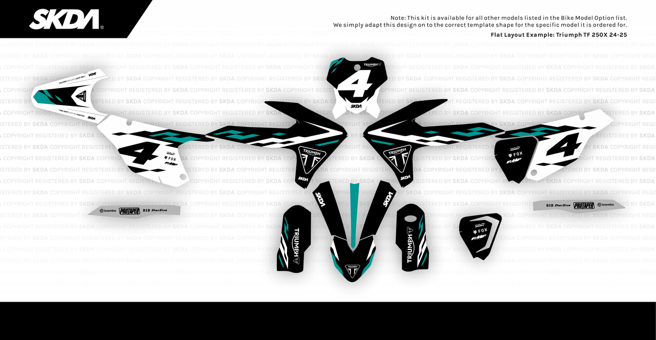 GRID Aqua Triumph TF Full Graphics Kit - SKDA - AU Store