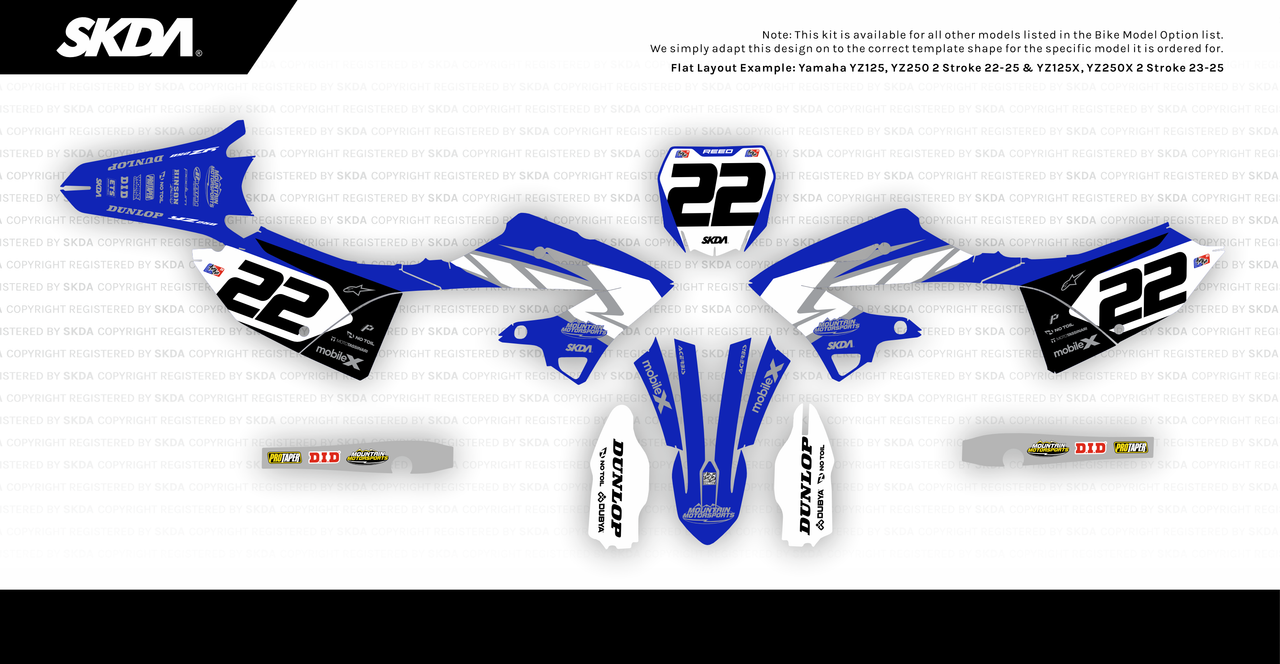 OH-FOUR YZ Full Graphics Kit - SKDA - AU Store