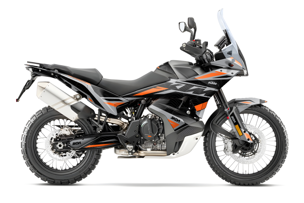 HAZE Grey 790/890 ADV Full Graphics Kit - SKDA - AU Store