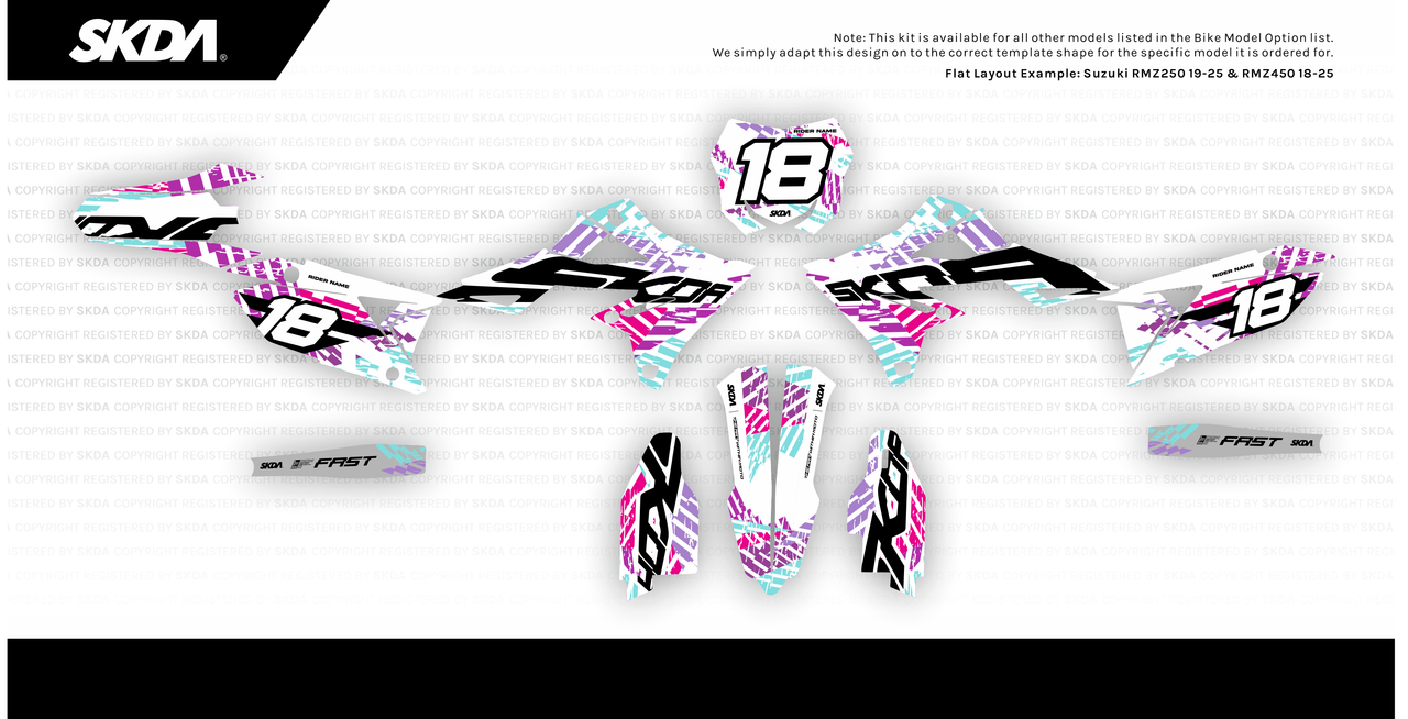 Suzuki Full Graphics Kits - SKDA