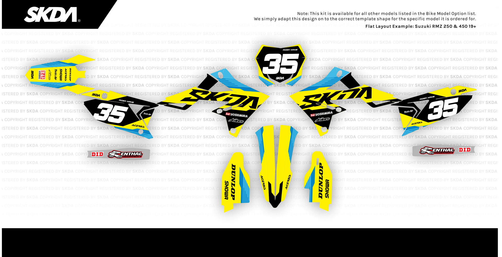 Suzuki Full Graphics Kits - SKDA