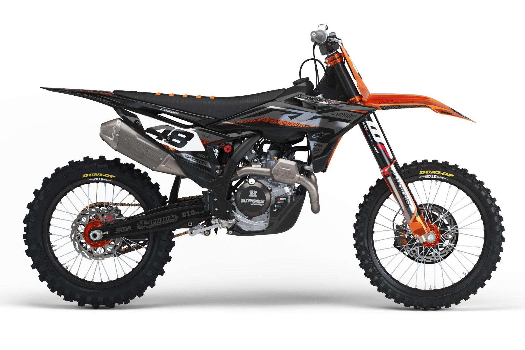 DIGIT CHROME KTM Full Graphics Kit - SKDA - AU Store