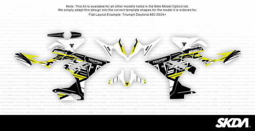 Triumph Daytona Graphics Kit - by SKDA