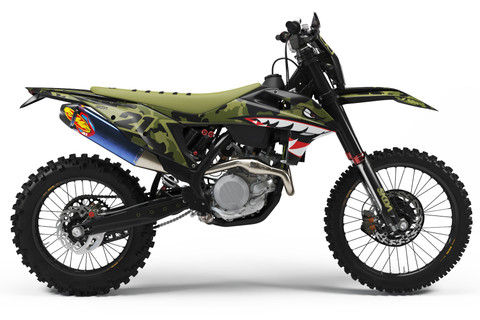 BOMBER Khaki KTM Full Graphics Kit - SKDA - AU Store