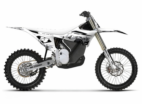 RIDGE White Stark Varg Full Graphics Kit - SKDA - AU Store