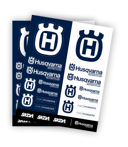 HUSQVARNA Sticker Sheet - SKDA - AU Store